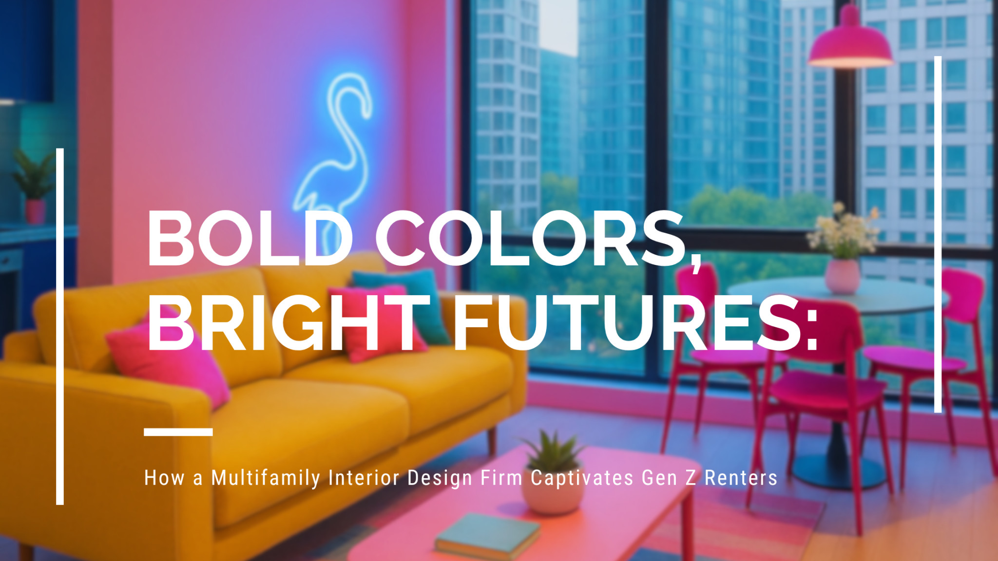 Bold Colors, Bright Futures How a Multifamily Interior Design Firm ...